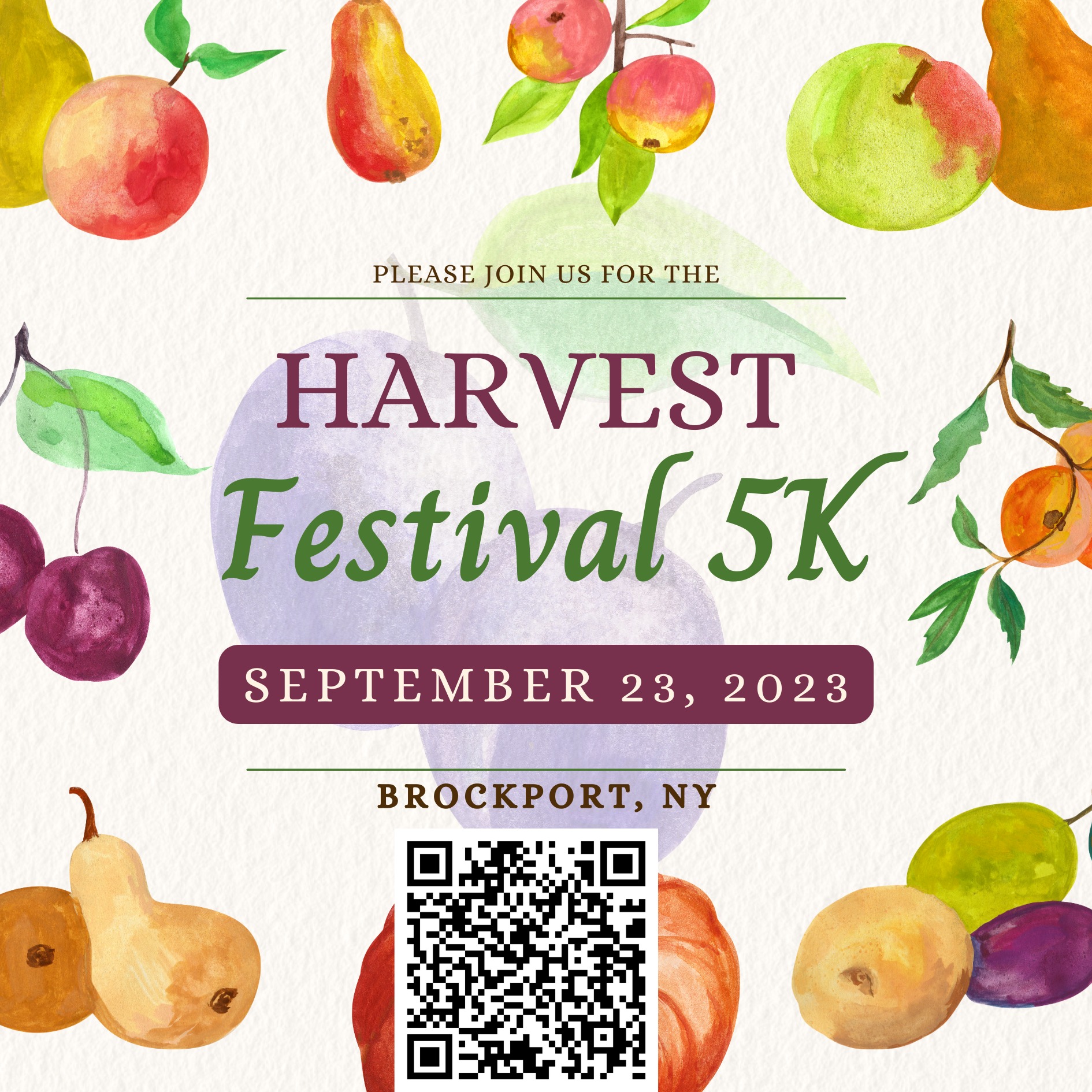 Harvest Fest 5K! – Sept 23 – Town of Clarkson