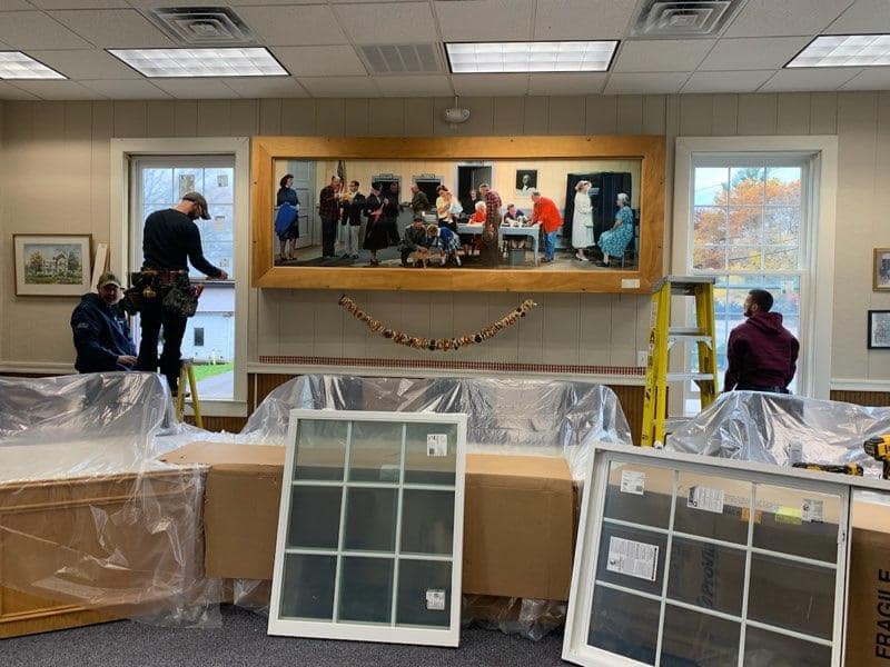 Update on Town Hall Painting & Windows – Town of Clarkson